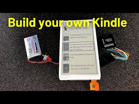 DIY eBook Reader - Build your own Kindle using an ESP32