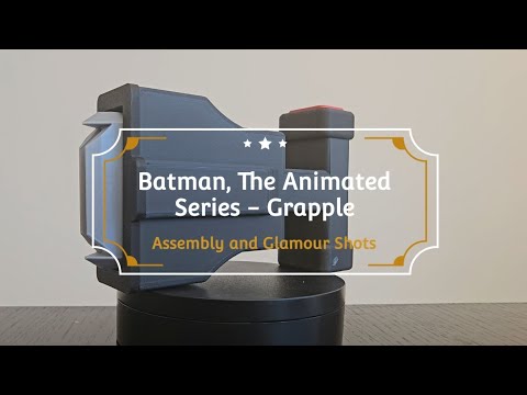 🦇 Batman the animated series - Working Bat Grapple・ STL File for 3D ...