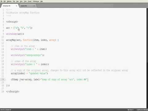 ColdFusion arrayMap #2 | TS ColdFusion