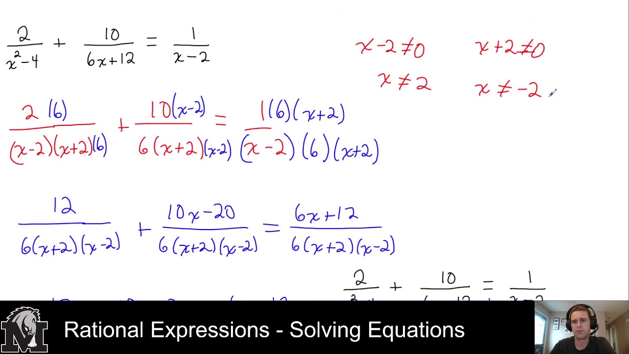 4 Rational Expressions   Solving Rational Equations