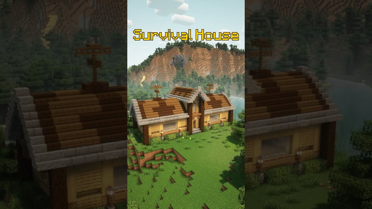 Minecraft Survival House Tutorial | Easy Starter Base