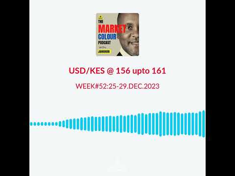 The Kenya shilling continues to depreciate versus the US dollar and is now trading @ 156.