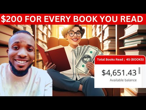 Earn $200 per Day For Every Book You Read On this 3 Websites!!