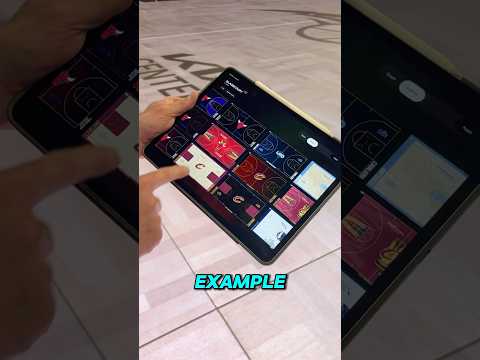 This Basketball Court Changes Instantly with a Tablet