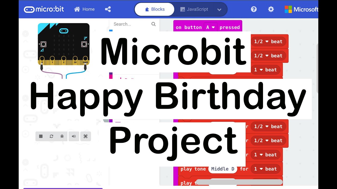 Microbit  happy birthday