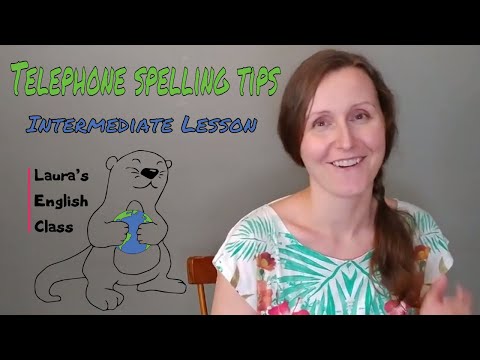 Telephone Spelling Tips - How to Spell Clearly in English on the phone