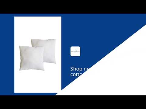 Southern Textiles Throw Pillow Inserts, Premium 100% Cotton Sateen sizes 12 inches - 30inches-2pks