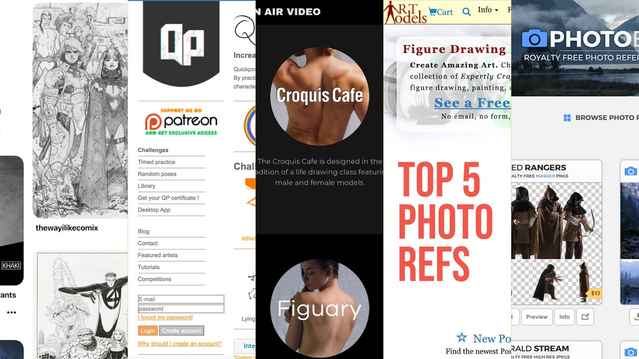 Top 5 Photo References Sites for Artists