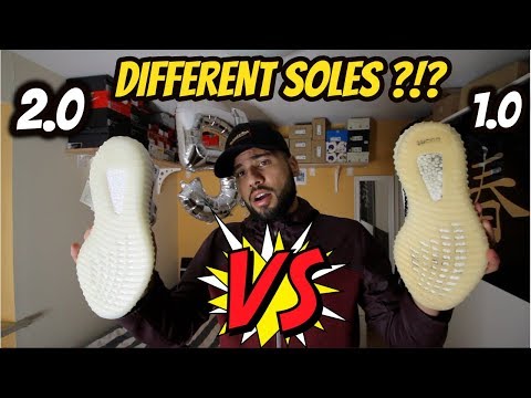 2017 ADIDAS YEEZY 350 V2 ZEBRA VS 2018 ZEBRAS!!! REVIEW/ON-FEET