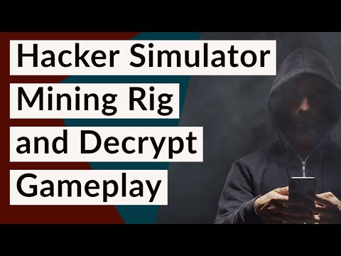 Hacker Simulator Shellcoin Mining and Decryption Gameplay Examples