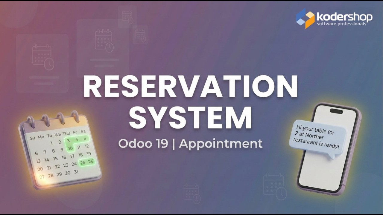 Restaurant Booking System | Odoo 19 Appointment Module Tutorial