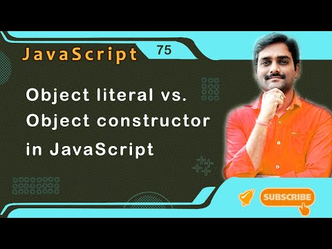 Object literal vs. Object constructor in JavaScript - JavaScript Tutorial 75 🚀