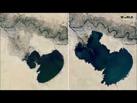 Revelation 9:14, Unbelievable! the Euphrates river dried up exposing this mysterious tunnel