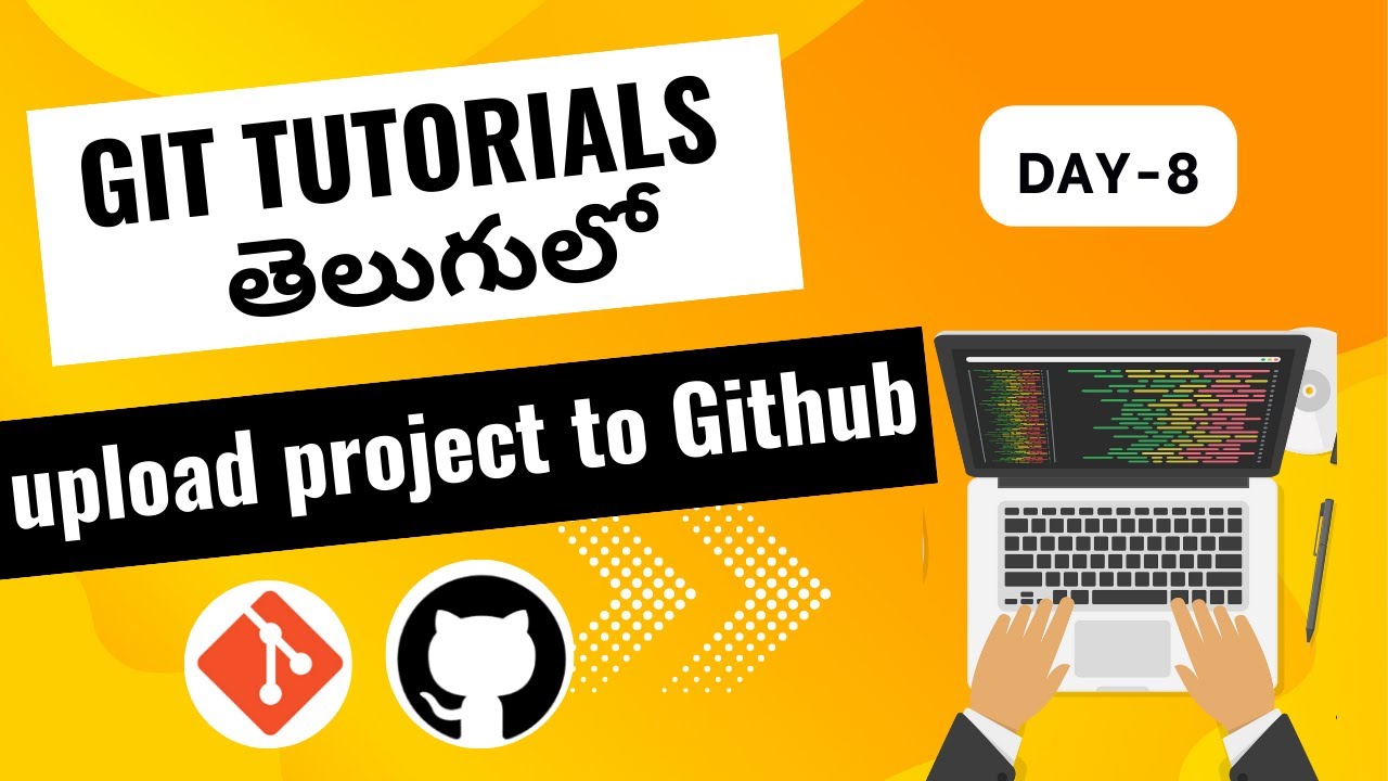 How to upload project on github |upload project to github in telugu| Git tutorials in Telugu|git#git