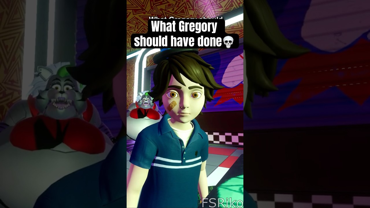 What Gregory shoulda done💀#fnafsecuritybreach