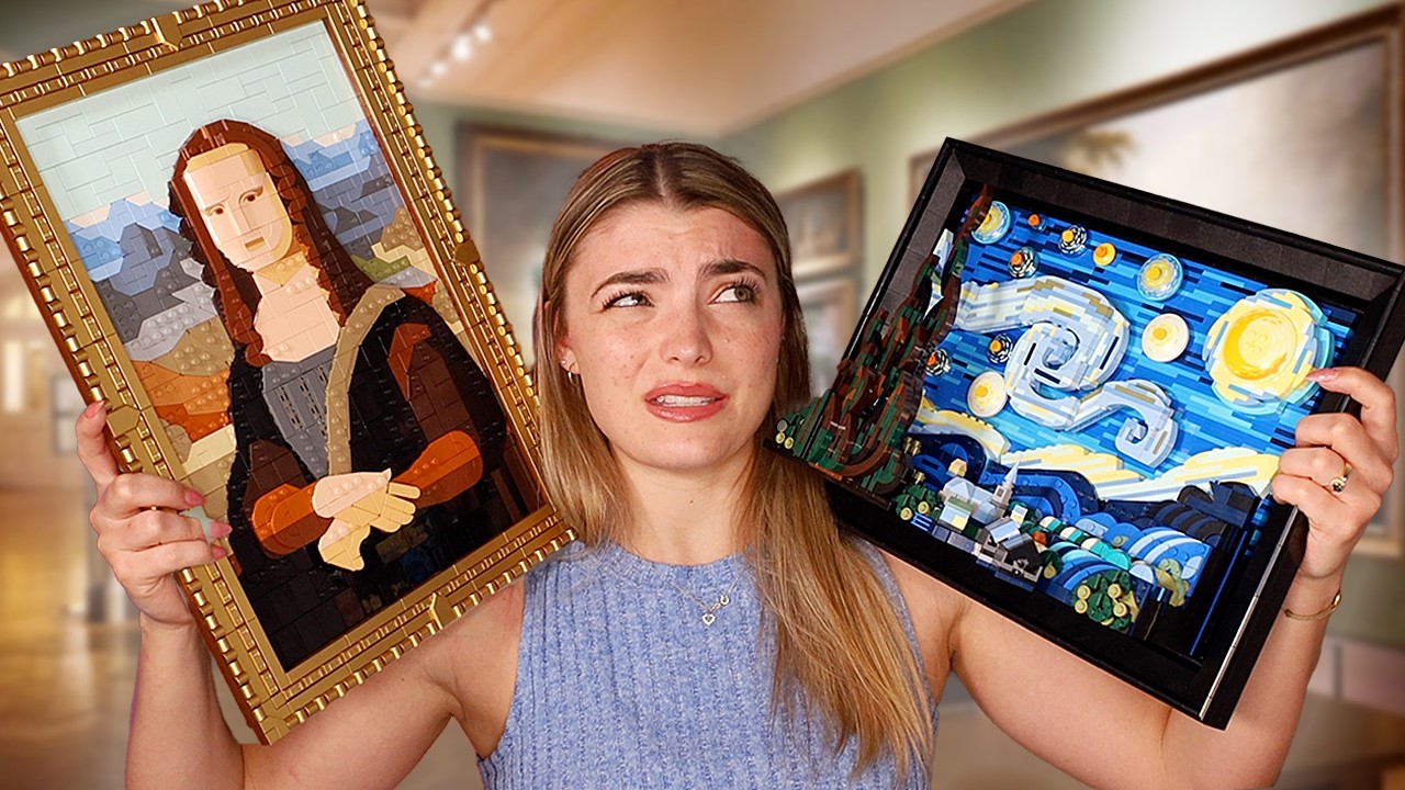 Building Lego Art | Van Gogh's Starry Night Review 21333
