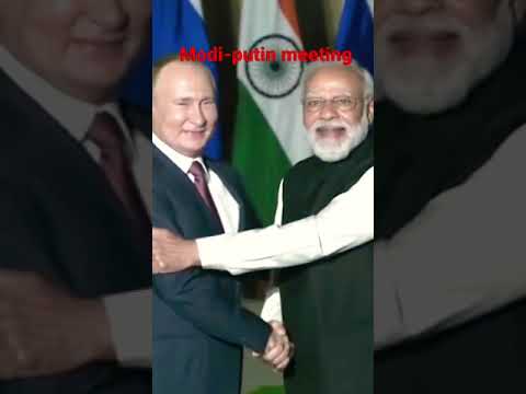 #modi #putin #meet #india #russia