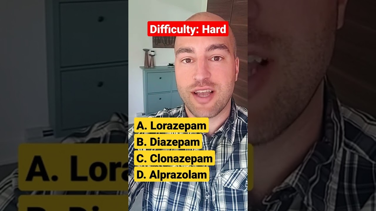 How well do you know BENZODIAZEPINES⁉️🤔 #shorts
