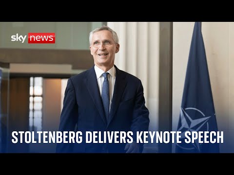 NATO Secretary General Jens Stoltenberg gives keynote speech
