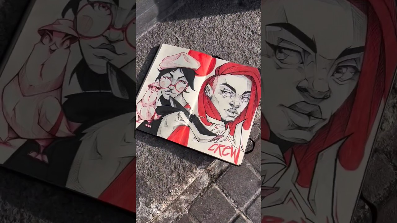 SICK GRAFFITI CHARACTERS 😨 #graffiti #graffitiart #shorts