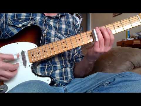 Electric Slide Guitar Lesson in Open D Tuning