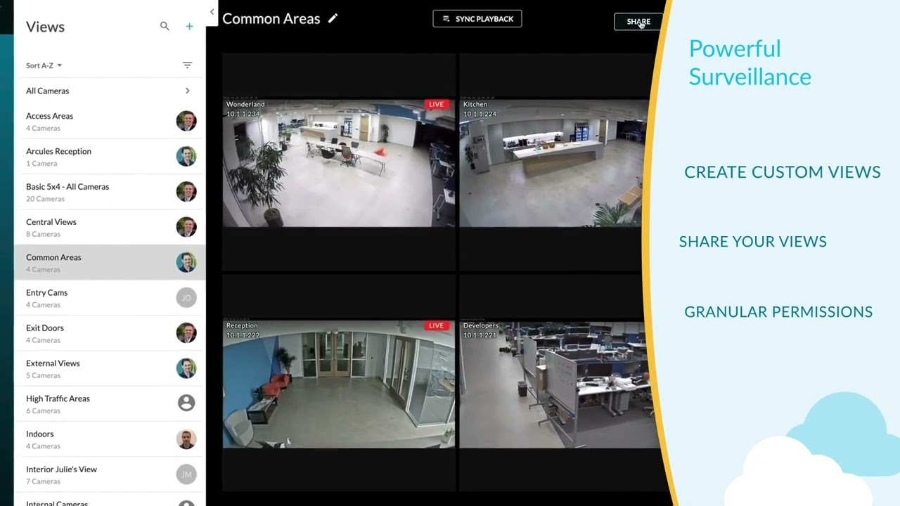 Arcules Cloud Video Surveillance