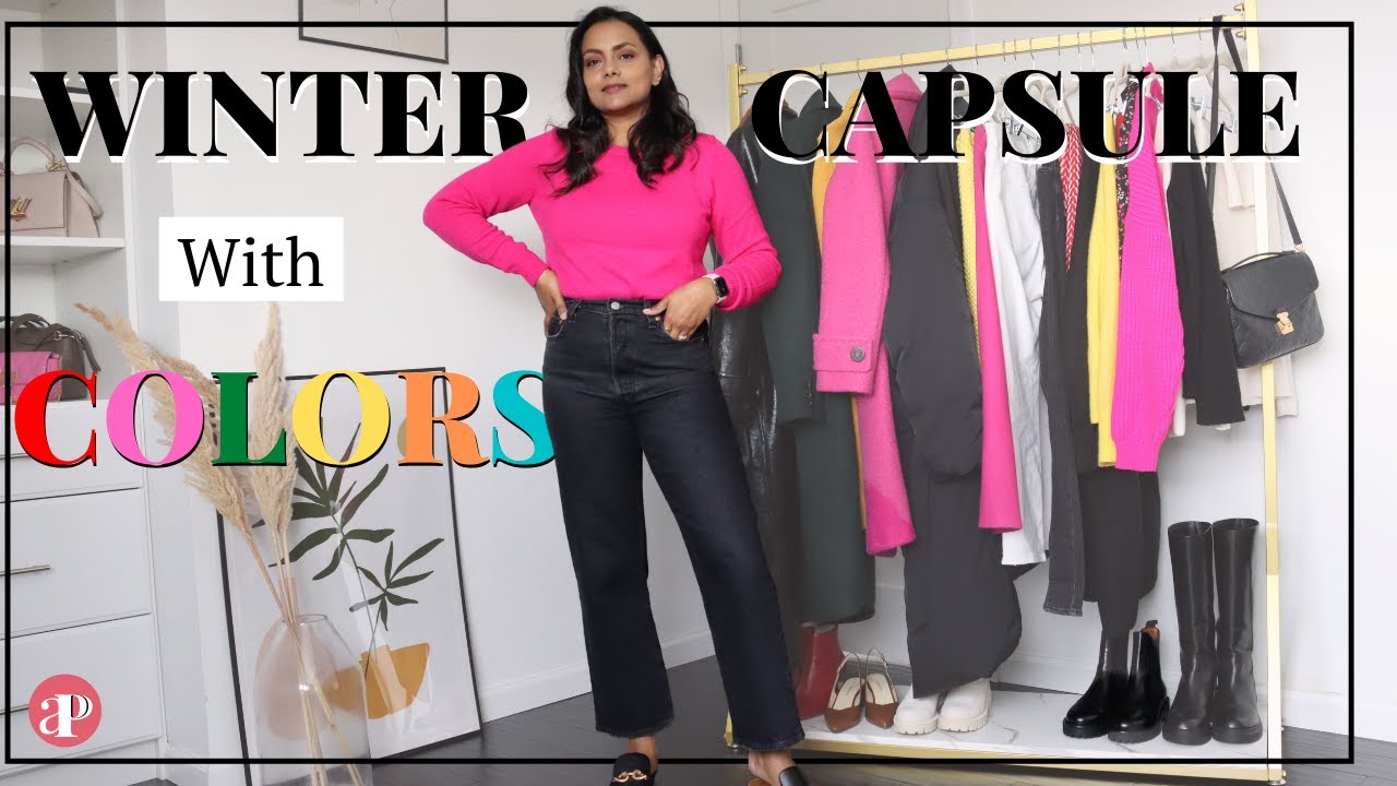 HOW TO BUILD a Winter Capsule WARDROBE with COLORS - Create Stylish Outfits with Minimal Shopping