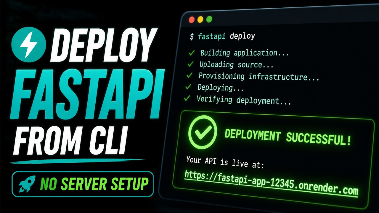 How to Deploy FastAPI Without a Server | Deploy FastAPI from CLI with FastAPI Cloud