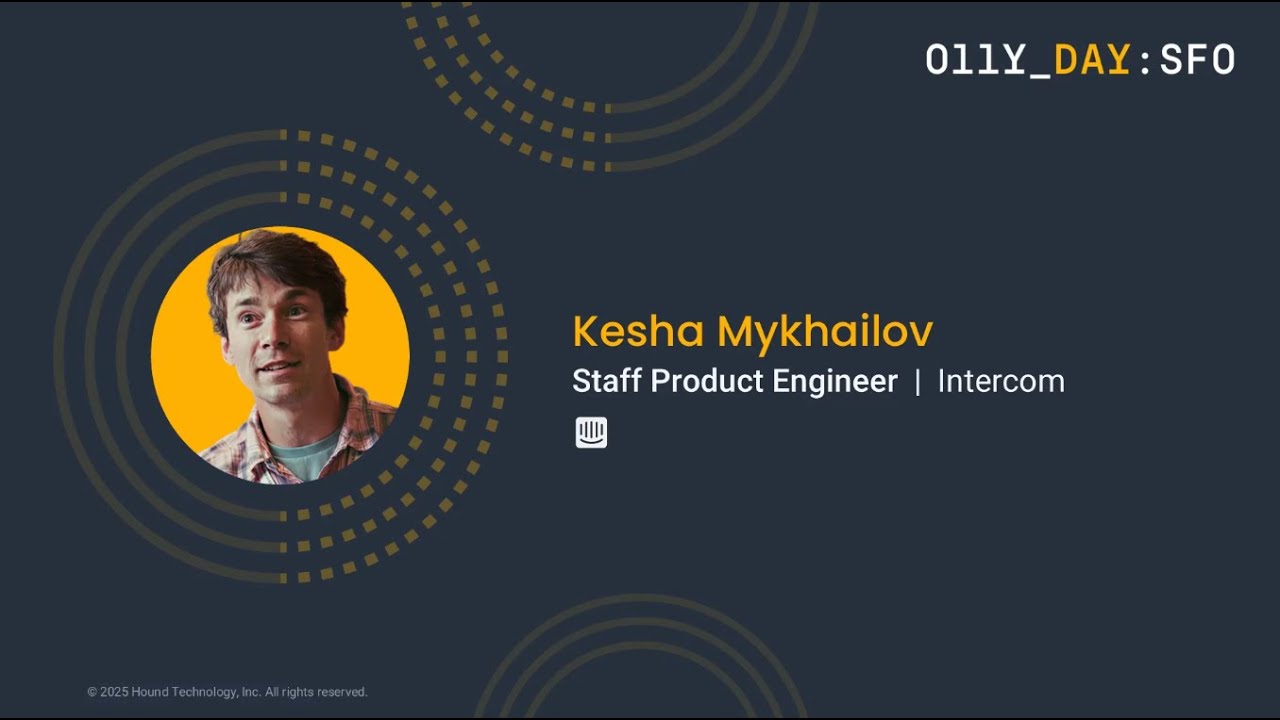 Honeycomb Observability Day SF - Kesha Mykhailov, Fin.ai: Human-Centric Observability in AI Systems