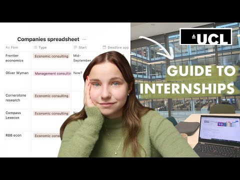 Weronika's guide to internships - applying, cover letters, CVs, interviews