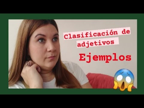 📖CLASIFICACIÓN de ADJETIVOS y sus EJEMPLOS📖 EXPLICACIÓN FÁCIL