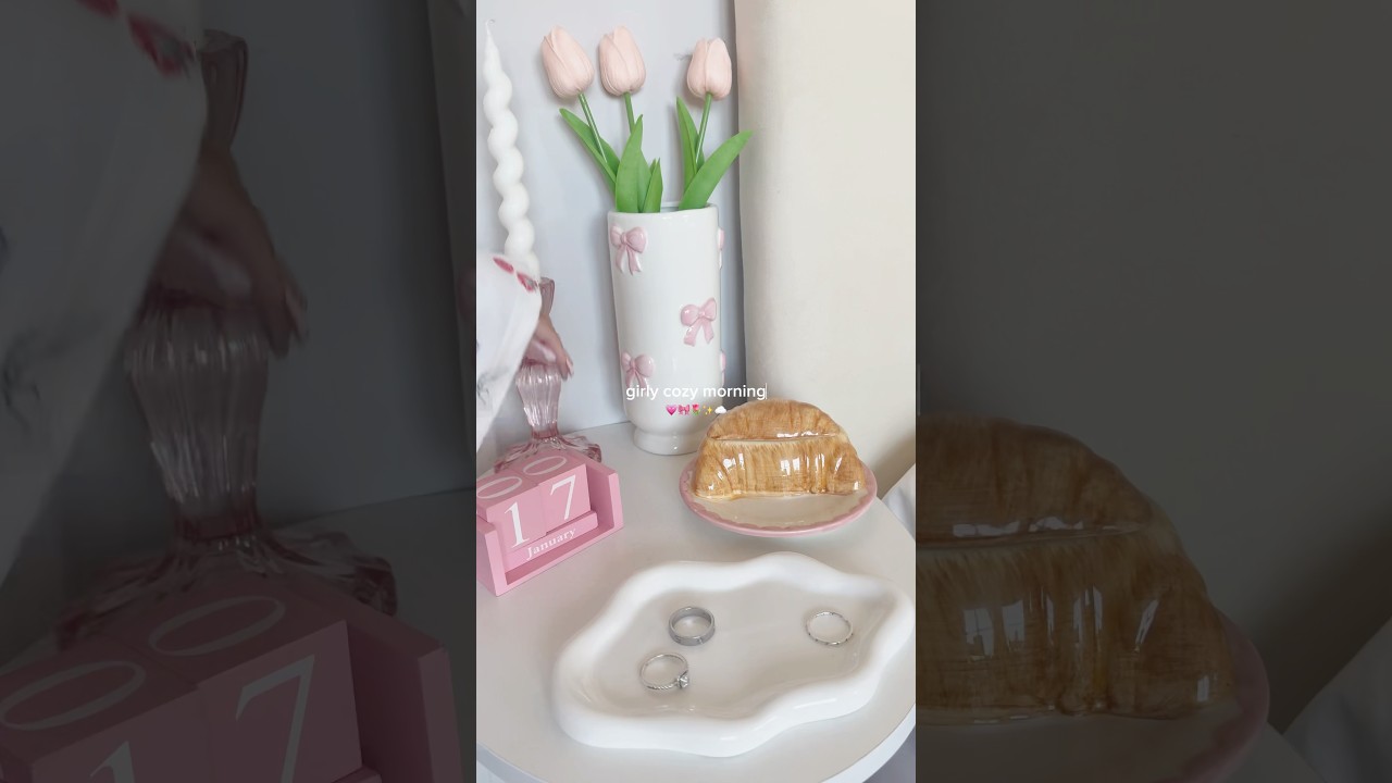 GIRLY morning routine 🎀☁️✨ #selfcare #morningroutine #aesthetic #selfcareroutine #pink #skincare