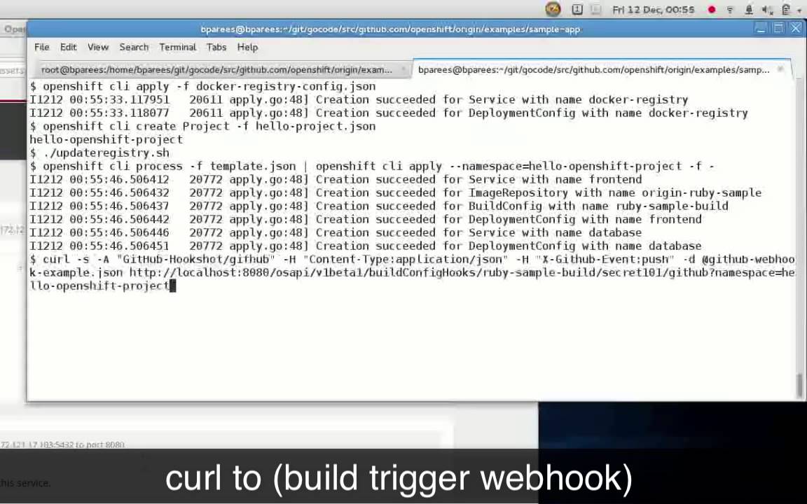 Openshift 3 Application Build & Deploy