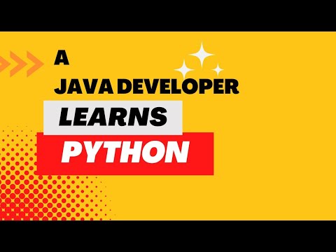 A Java developer learns Python - Part 1