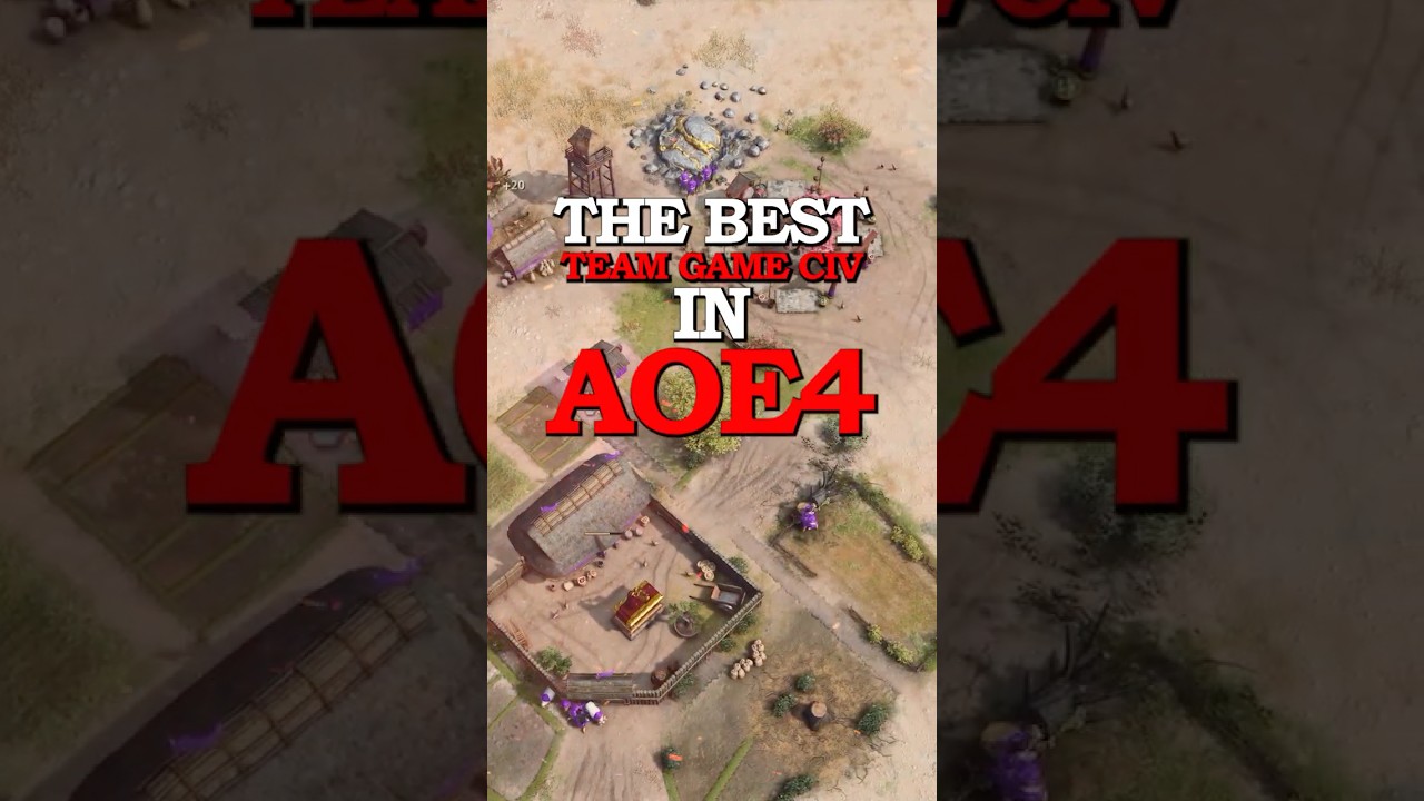 The Most Broken Civ In AOE 4 Teamgames #ageofempires4 #gaming #ageofempiresiv #history #aoe4