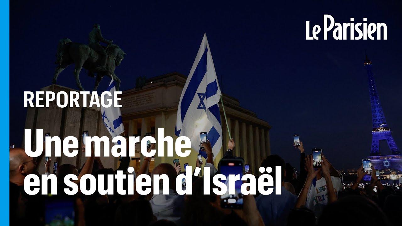 Attaques du Hamas : 16 000 personnes rassemblées à Paris en soutien d'Israël