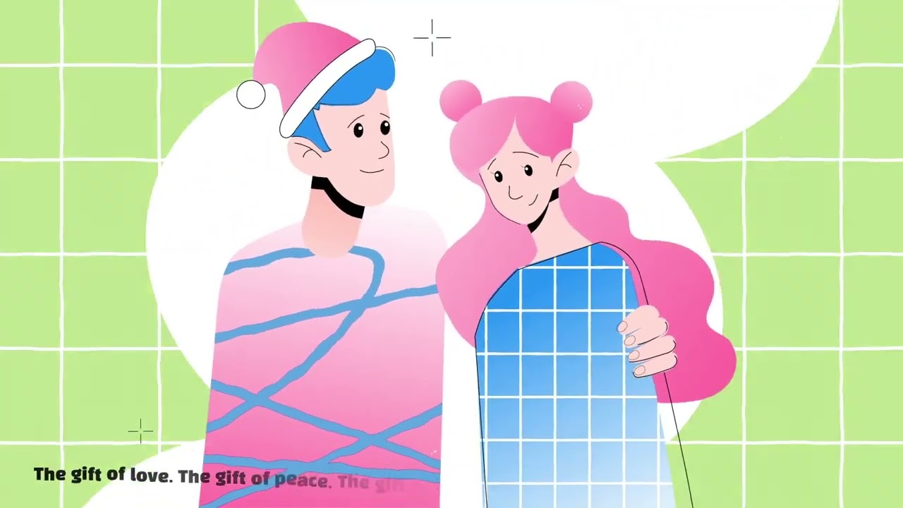 Christmas Typography Slides for After Effects