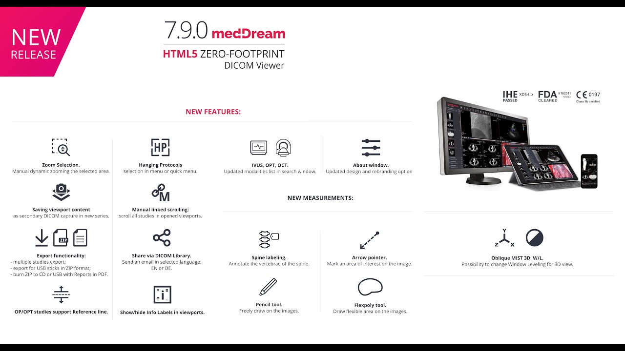 MedDream DICOM Viewer 7.9.0 version video tutorial