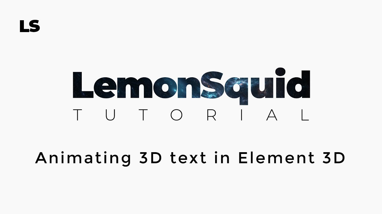 Animating 3D in Element 3D | Element 3D Tutorial #3