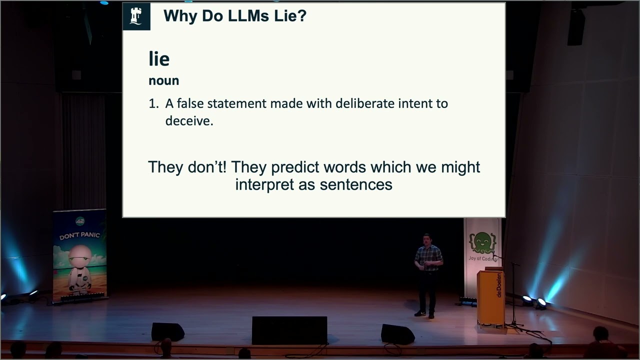 Michael Pound - Why AI Lies, and do we care? - Joy of Coding 2024