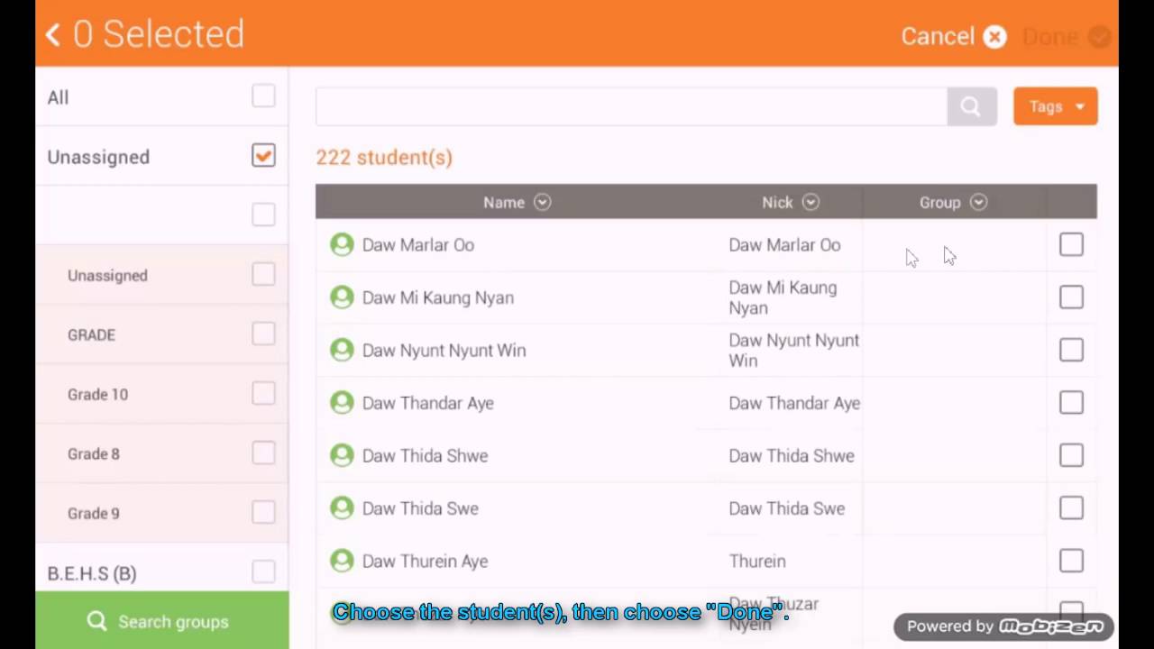 Loudclass Interactive - How to set up classes