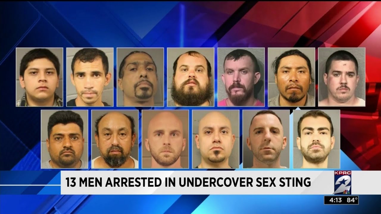 13 men arrested in undercover sex sting