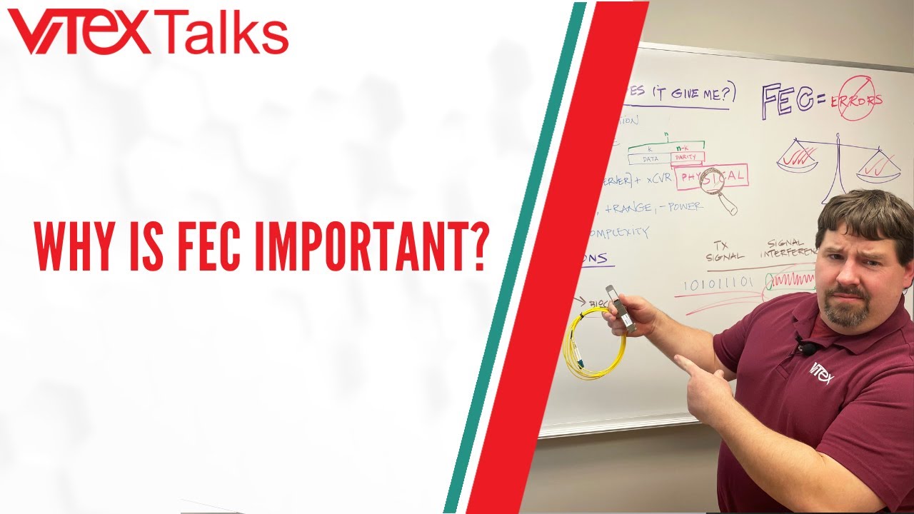 Vitex Talks | The pros & cons of Forward Error Correction in data center & telecom optical networks