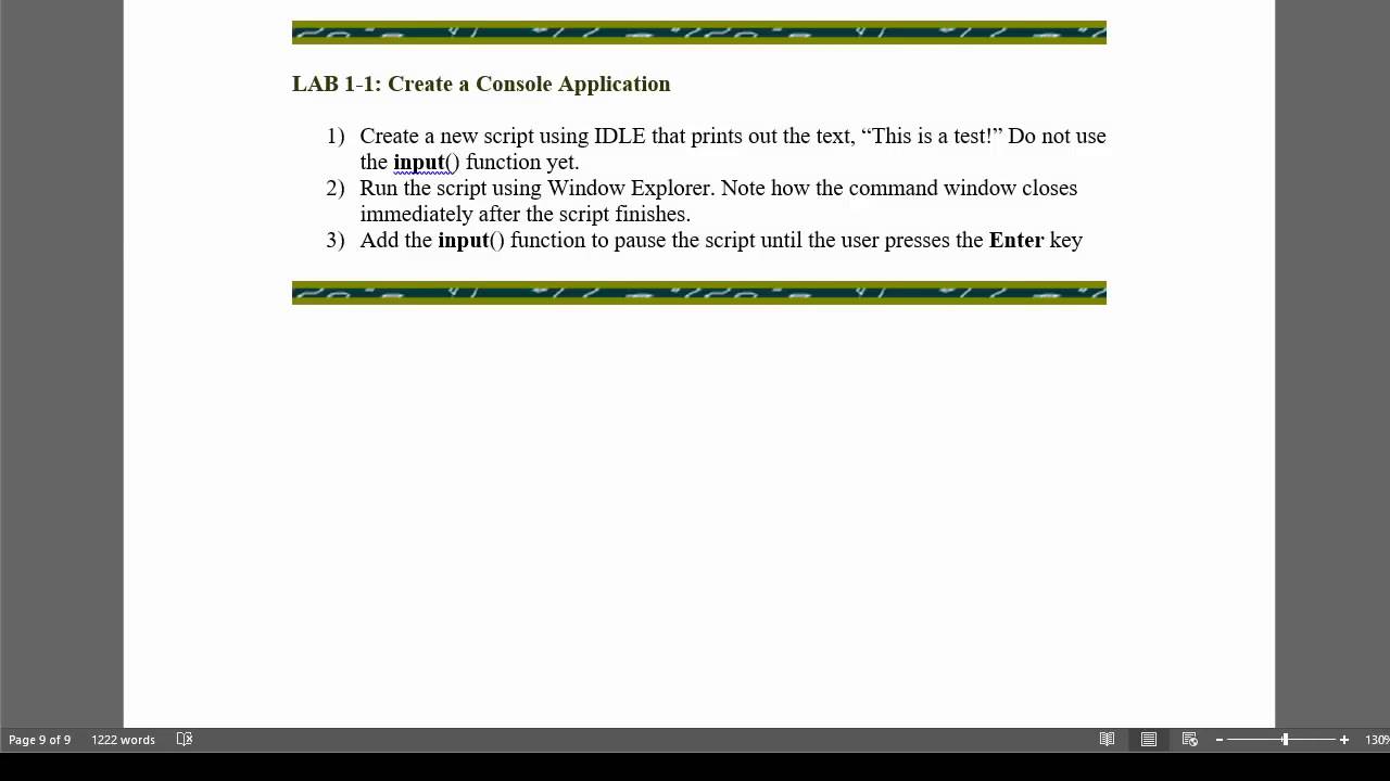 Python Module 01_09 Lab1 Starter