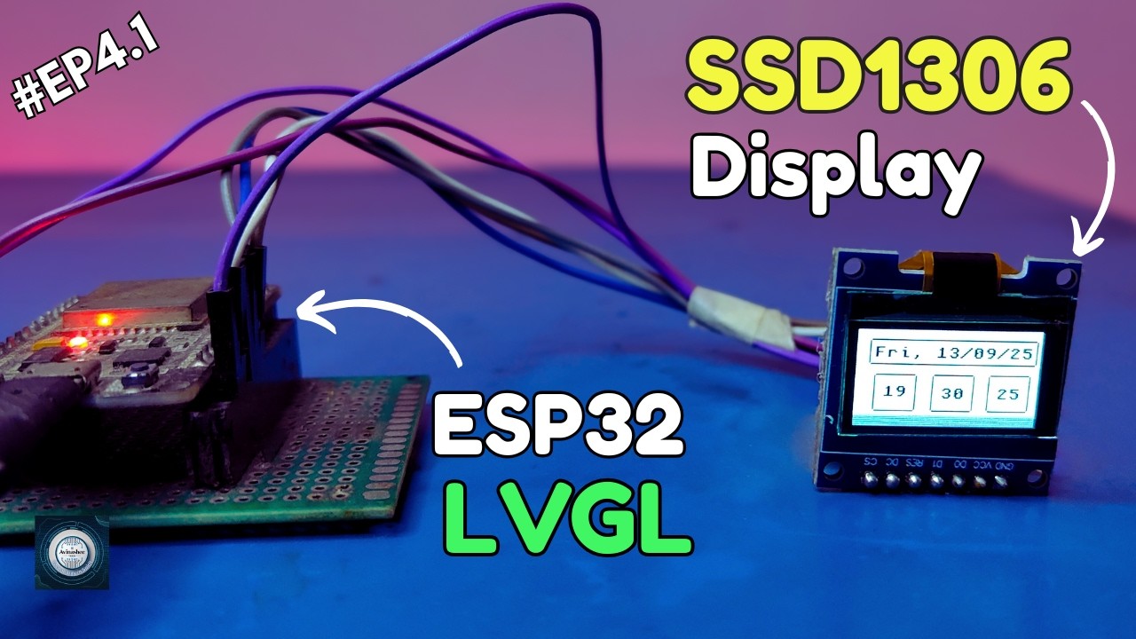 How to Build a GUI on SSD1306 OLED with ESP32 and LVGL