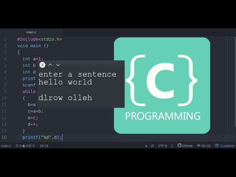 C programming : Reverse a sentence using recursion