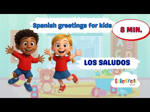 Learn Spanish Greetings for Kids | Easy and Fun Lesson!