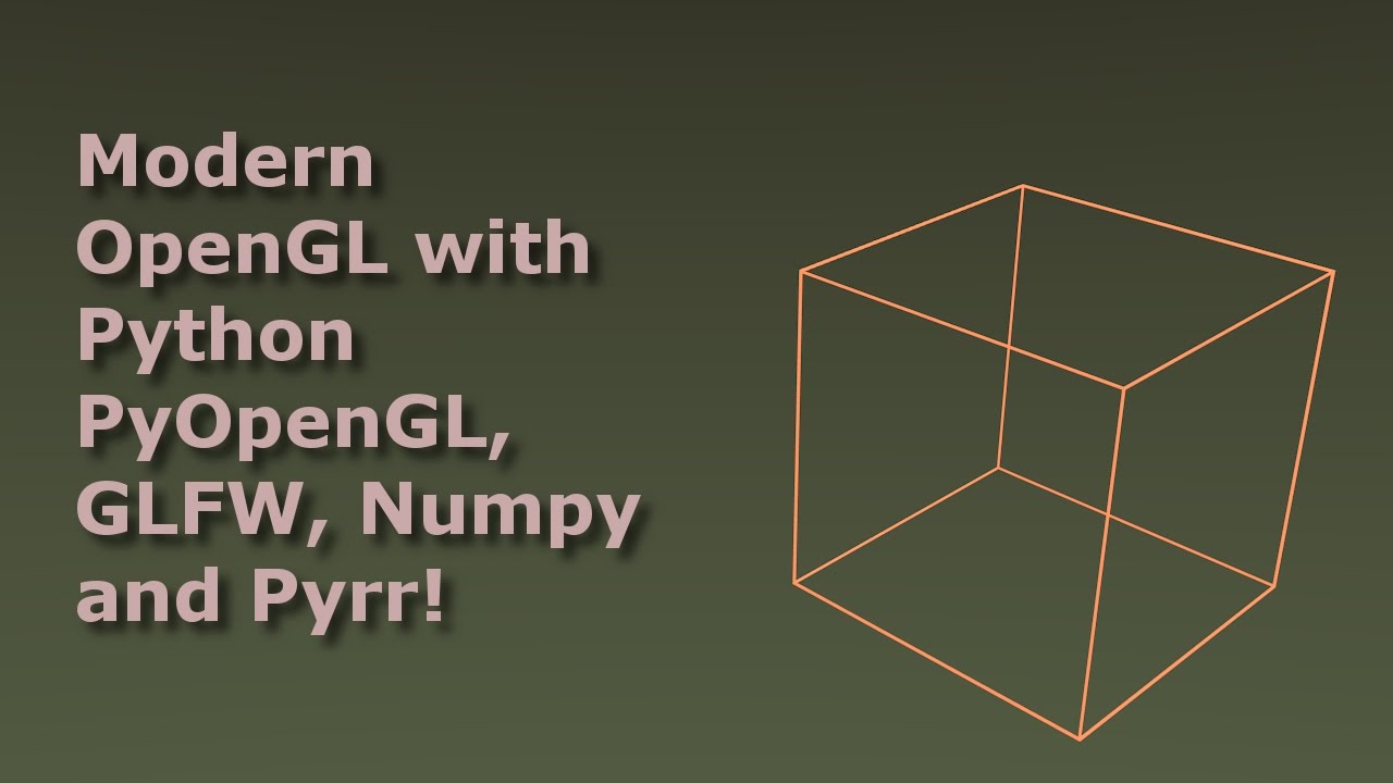 Modern OpenGL programming in Python - part 16 - obj loader class