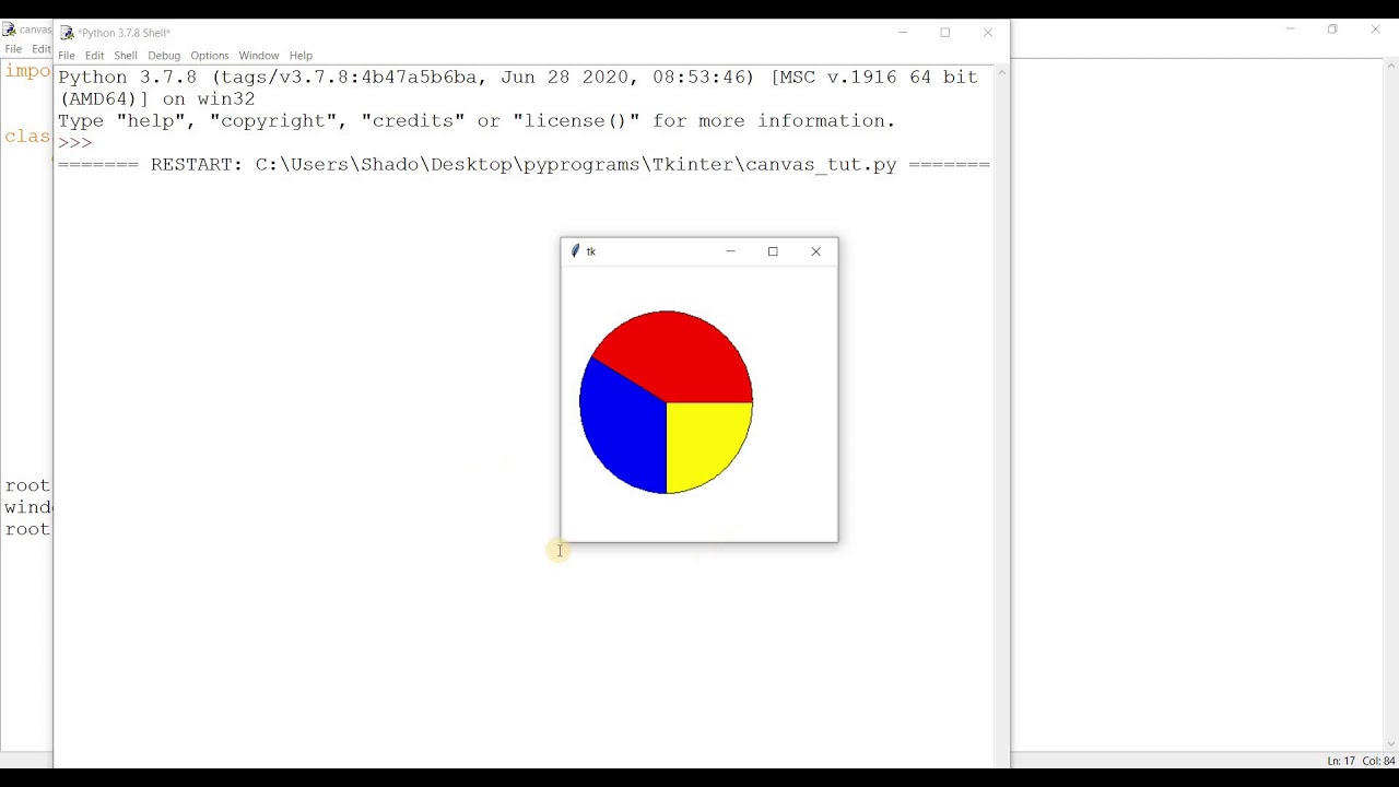 Tkinter Canvas Widget - Drawing Shapes and Images