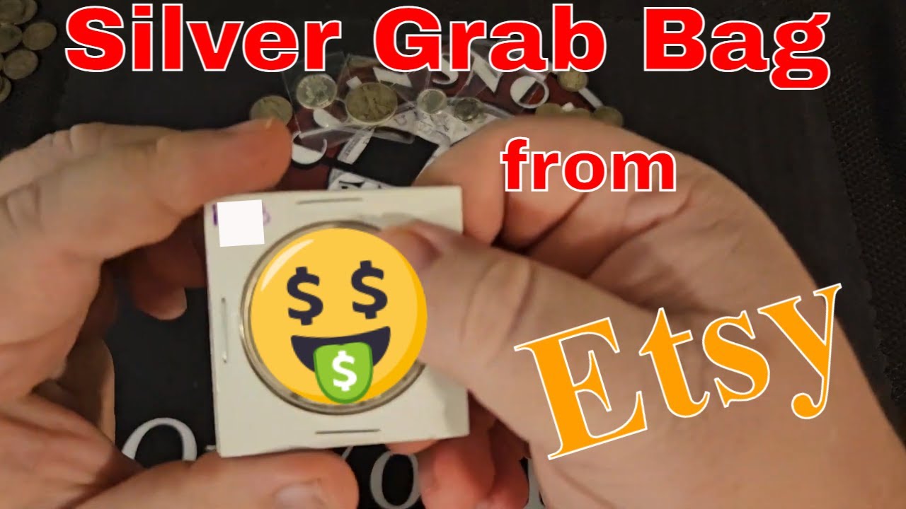 Opening a $96.64 Etsy Silver Coin Mystery Grab Bag! Seller Review #coinsnobz #etsy #silverstacking